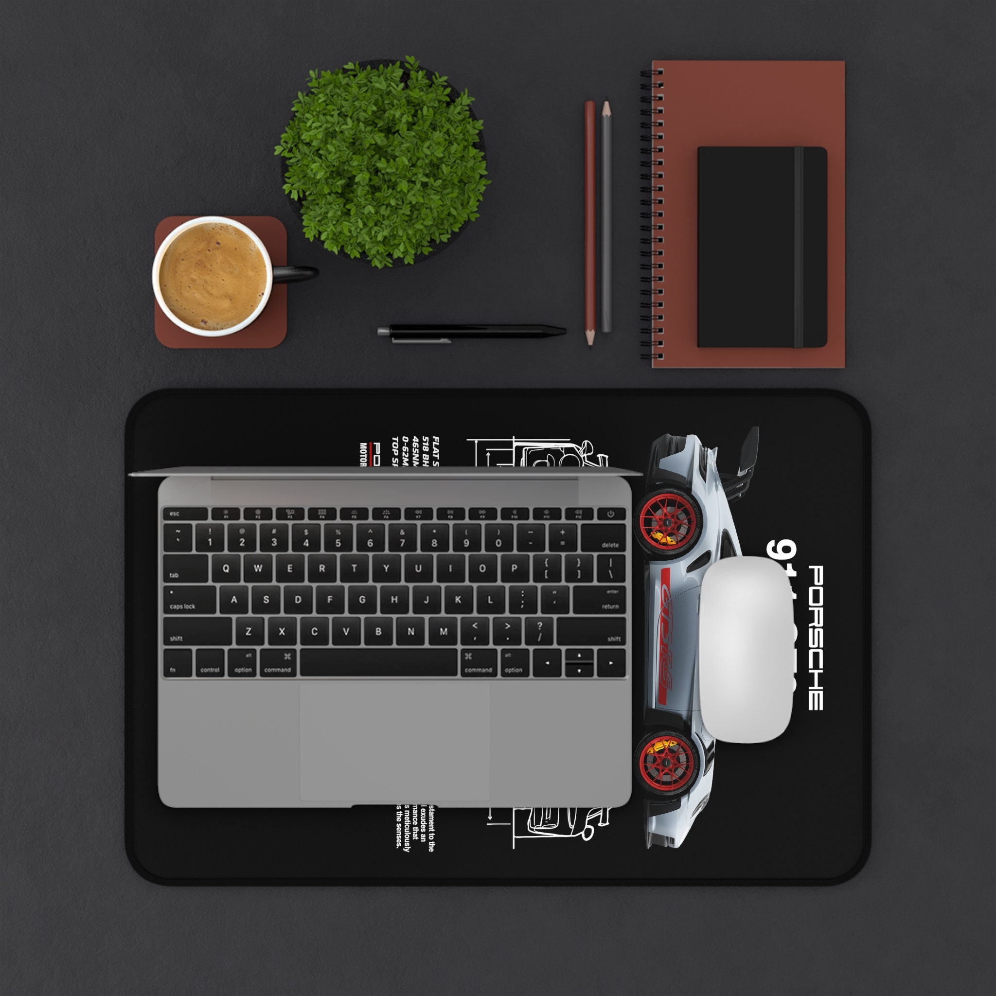 Porsche Design 992 GT3 RS Ergonomic Mouse Pad - Premium Car-Themed ...