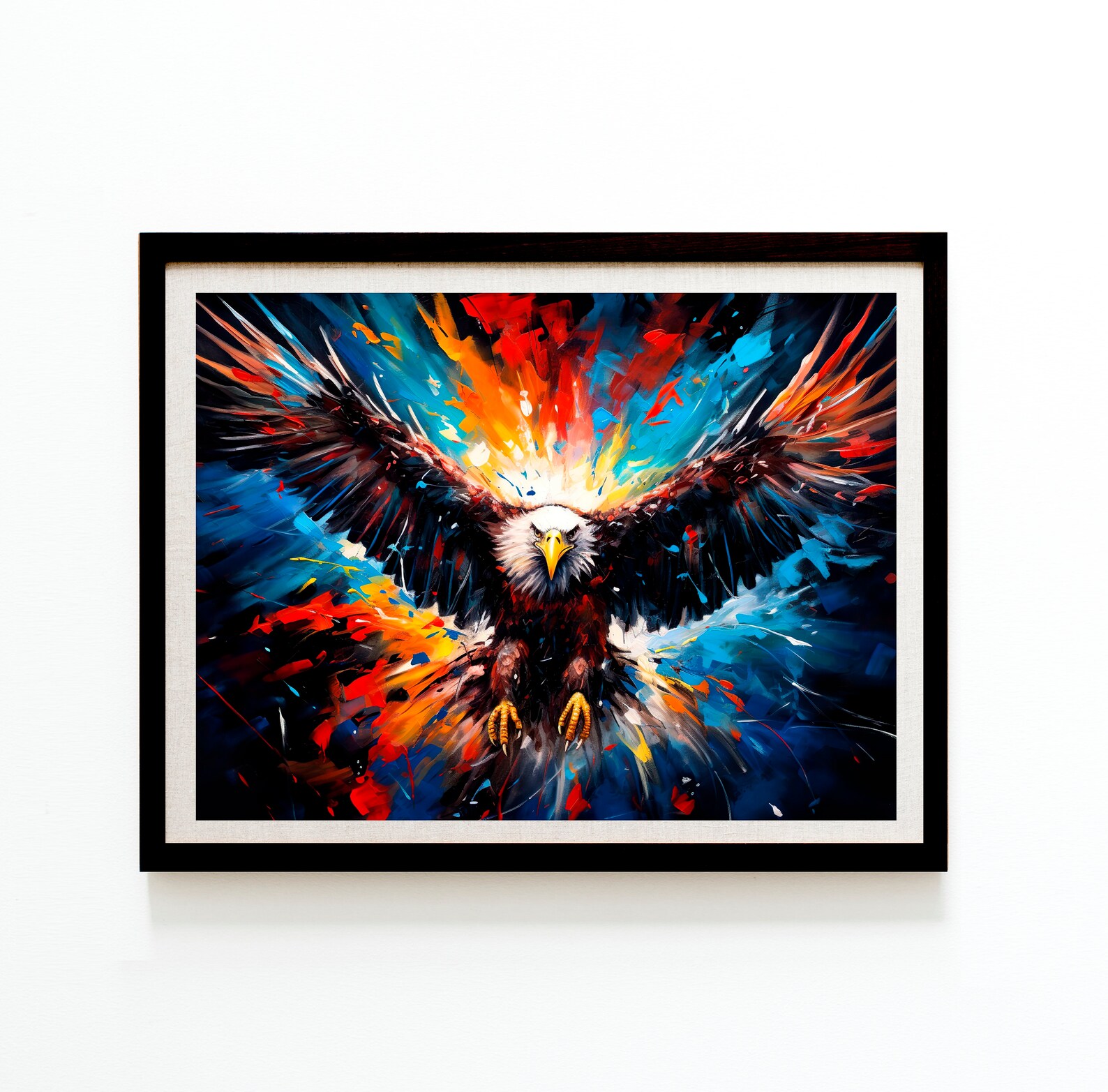 Attacking Eagle | Animals. Home. Office. Wall Art. Digital Decoration ...