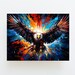 Attacking Eagle | Animals. Home. Office. Wall Art. Digital Decoration ...
