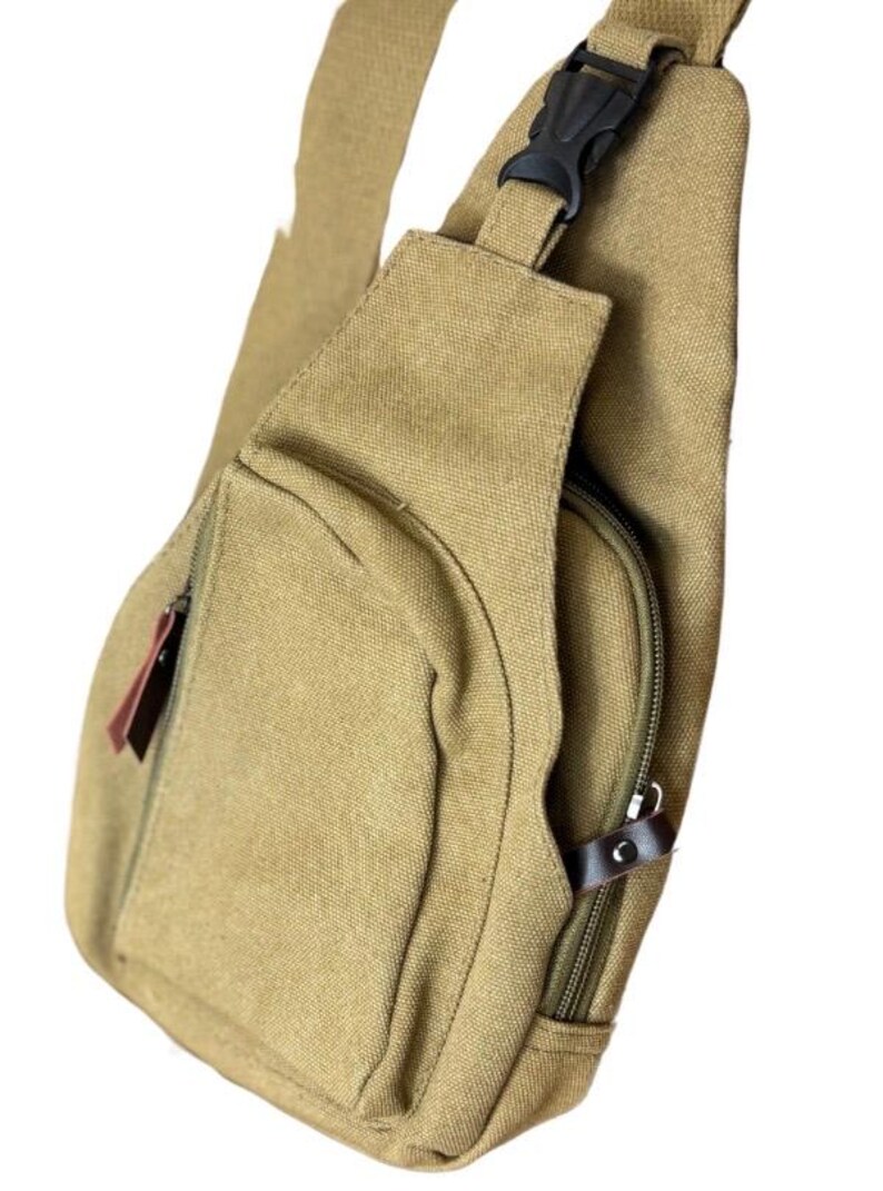 Vintage Canvas Shoulder Sling Pack - Etsy