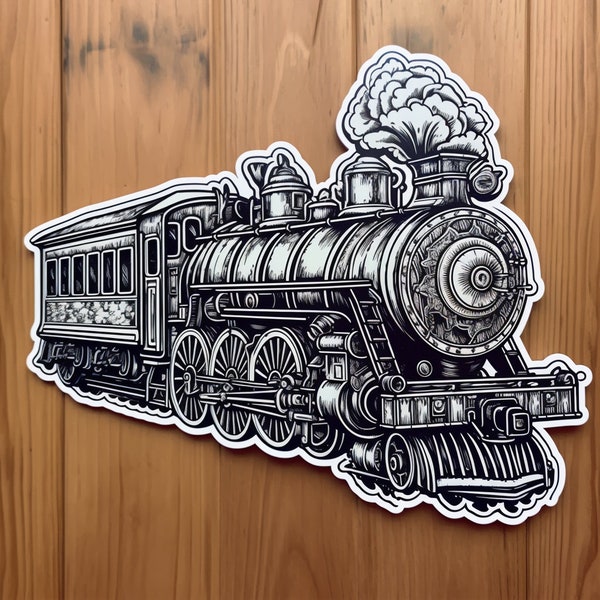 Train Sticker - Etsy