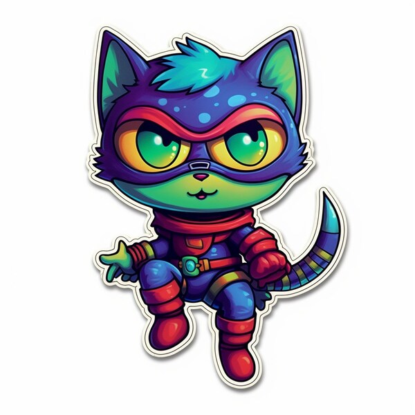 Ninja Cat - Etsy