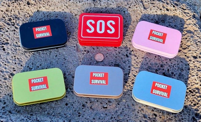 Pocket Fire Kit for Camping Emergency Survival Kit Bushcraft Tool EDC ...