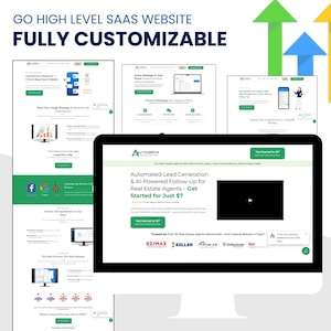 Highlevel Website | 15-page Customizable Landing Pages | Done for You ...