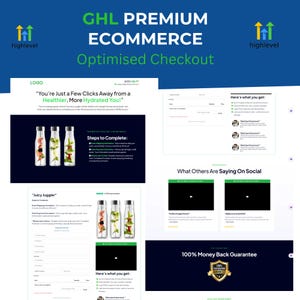 Gohighlevel | Ecommerce Templates | Sales Funnel | Gohighlevel Funnel ...