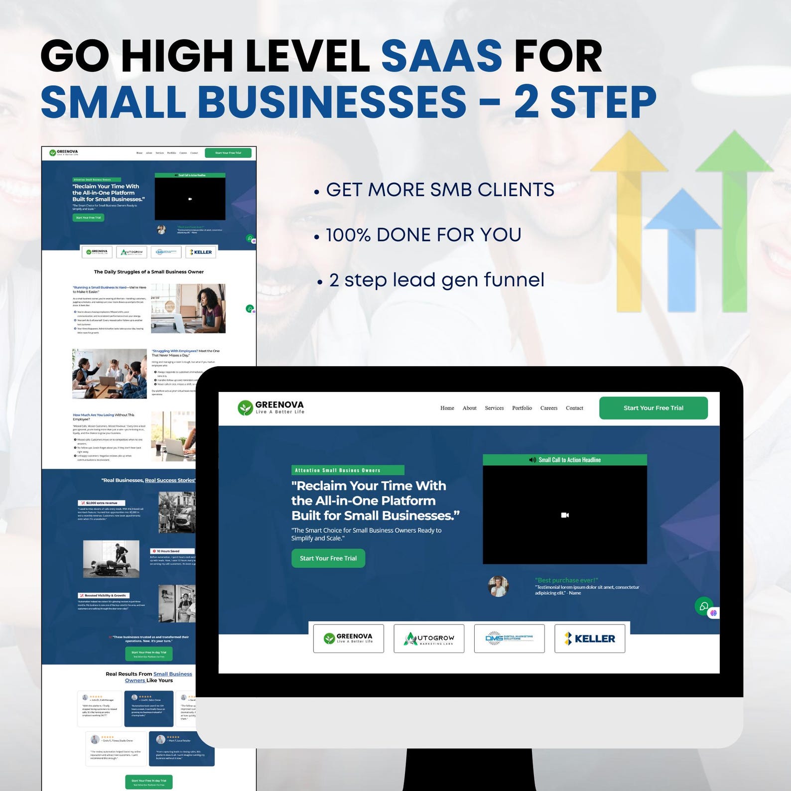 Gohighlevel | 2-step Sales Funnel | Landing Page | Sales Page ...