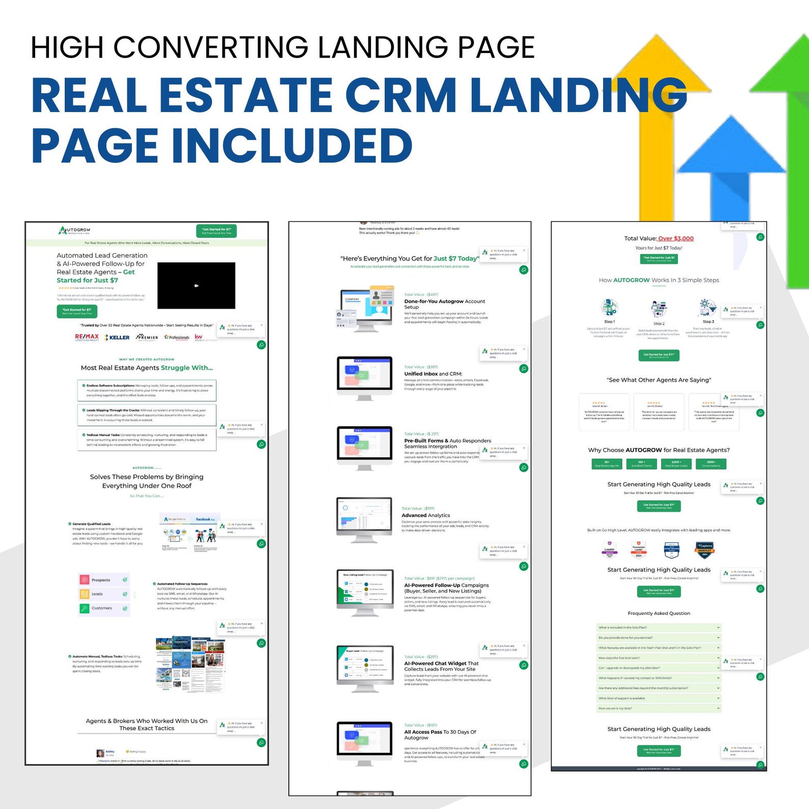 Highlevel Website | 15-page Customizable Landing Pages | Done for You ...