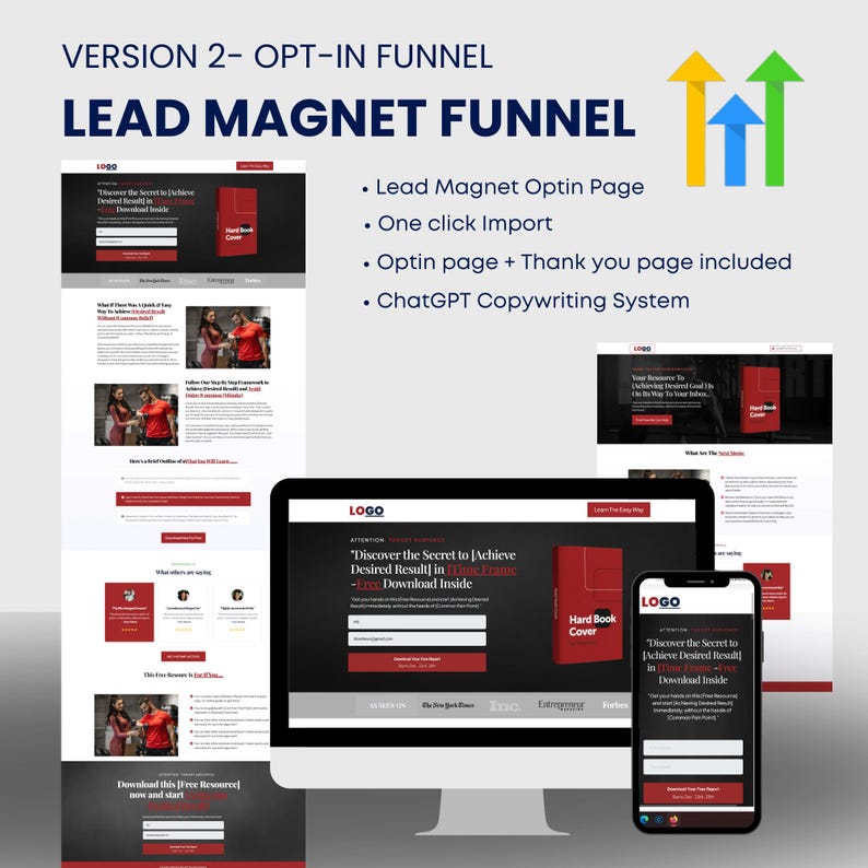 Lead Magnet Template | Go High Level | Done for You Content | Landing ...