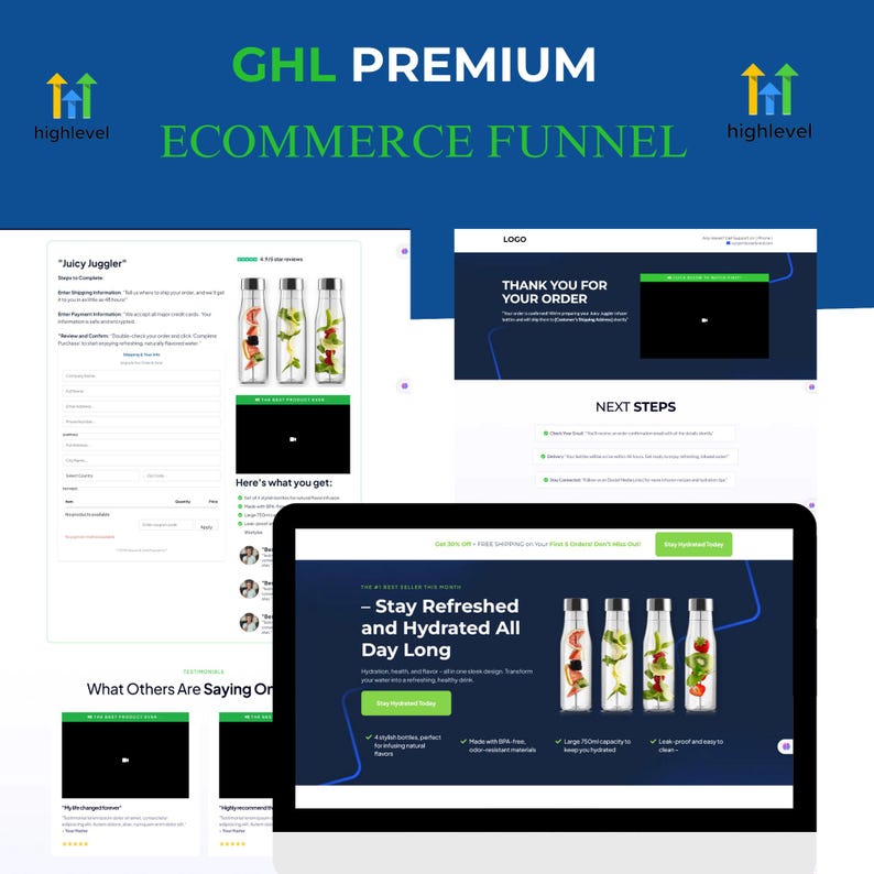 Gohighlevel | Ecommerce Templates | Sales Funnel | Gohighlevel Funnel ...