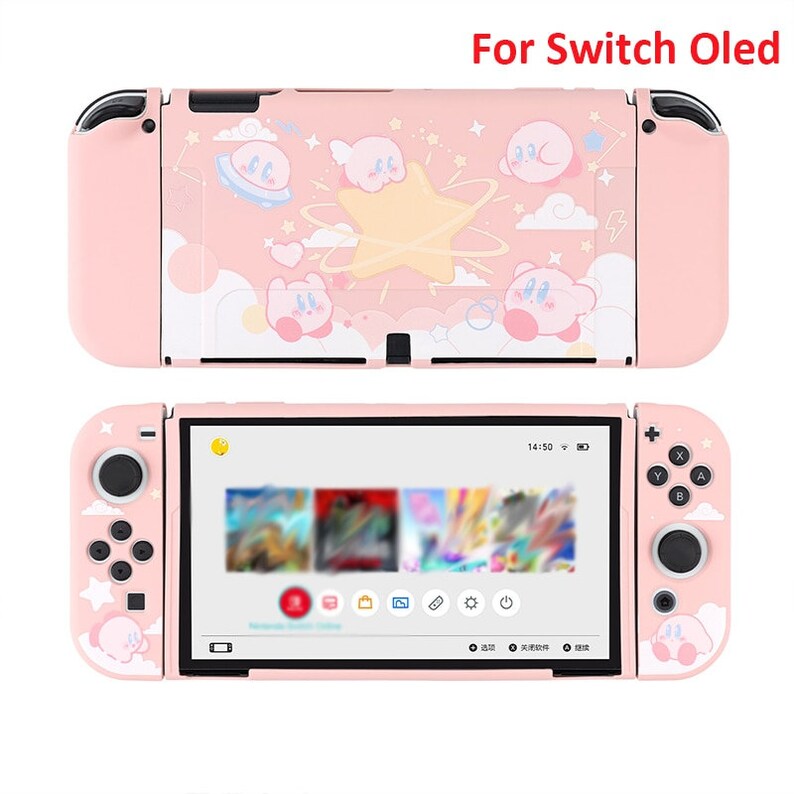 Kirby's Adventure Switch Oled Protective Case Shell for Nintendo Switch NS - Etsy