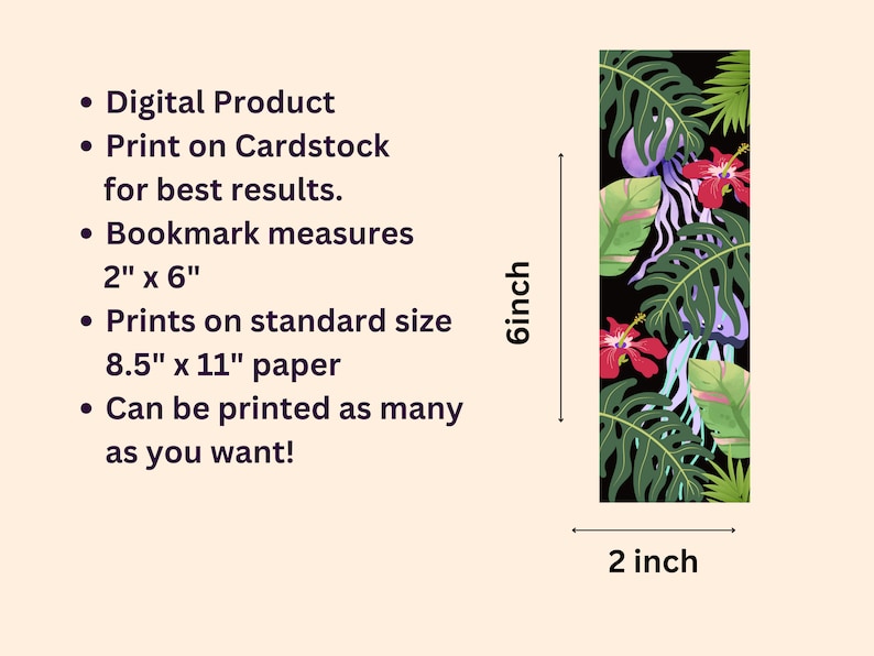 Printable Summer Themed Bookmark Bundle Easy Digital Download - Etsy