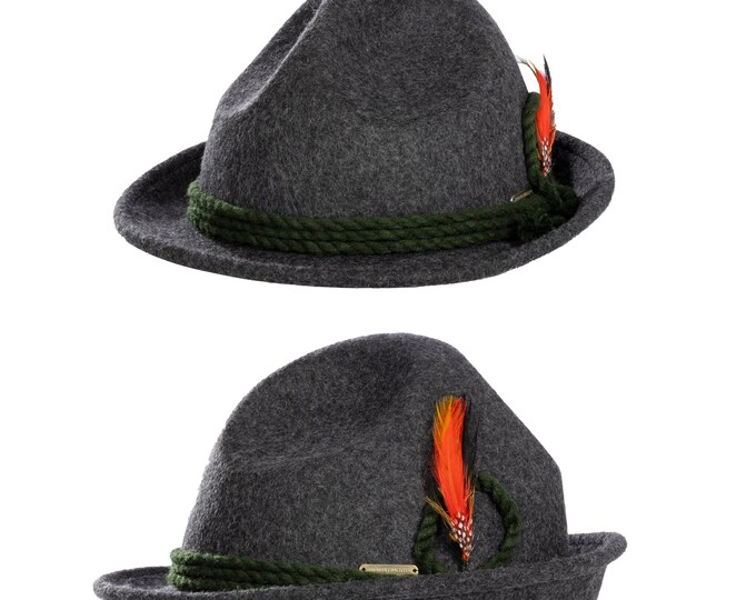 Oktoberfest German Hat Bavarian Hat Men's Fedora Size Small Green Hat ...