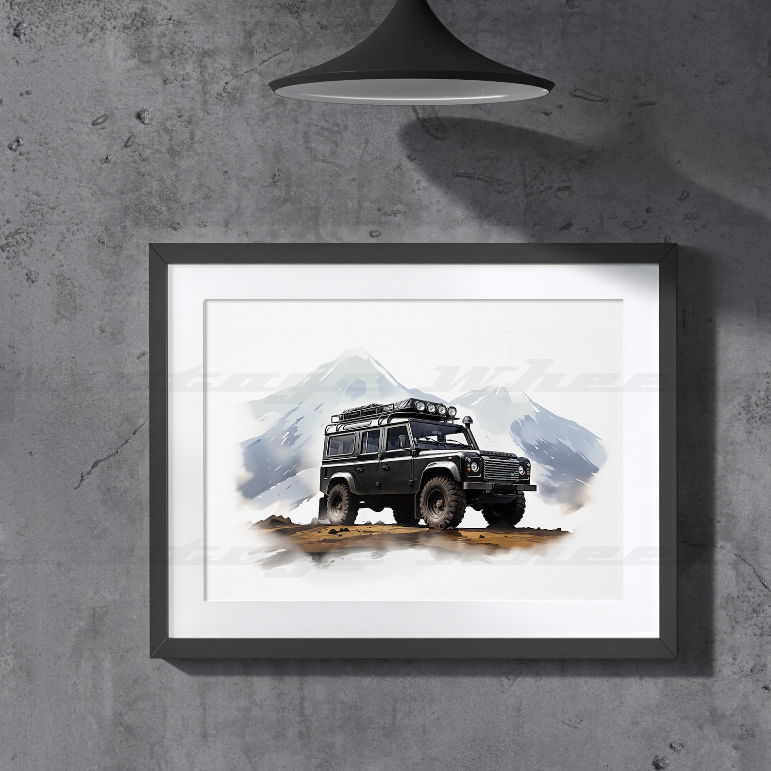Land Rover Defender Poster, Range Roverwall Art, Gift for Boy,boy's ...