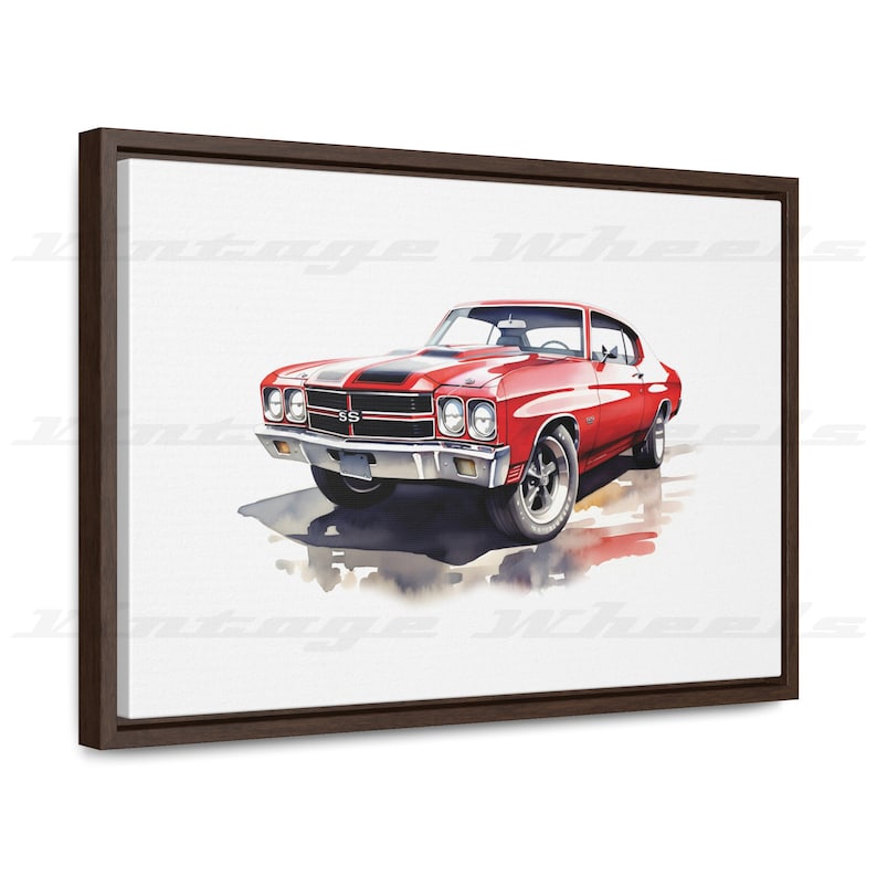 1970 Chevrolet Chevelle SS Poster, Vintage Car Wall Art, Gift for Boy ...