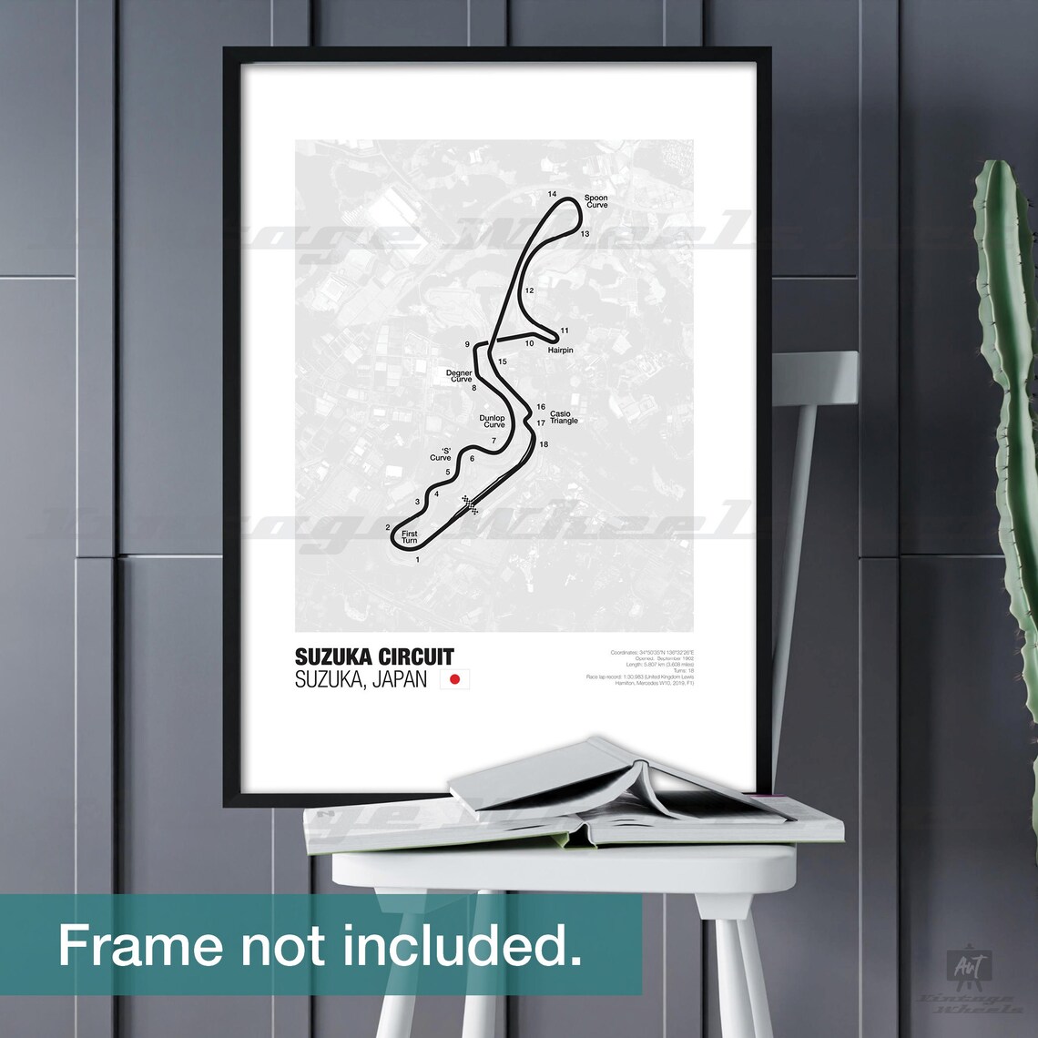 Suzuka Circuit Poster, Formula 1 Posterwhite, Legend F1 Poster, Formula ...