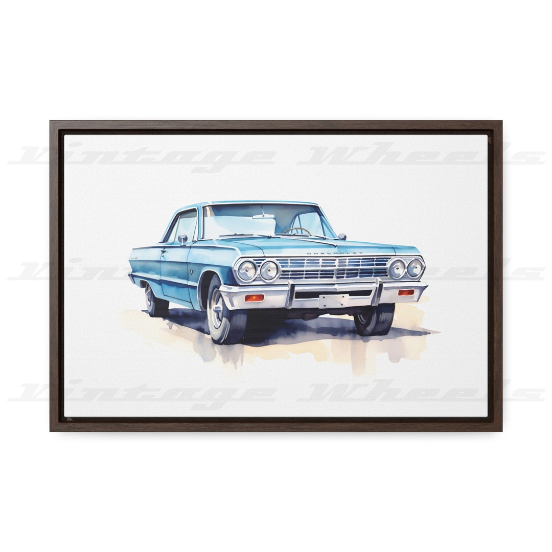 Chevrolet Chevelle Poster, Vintage Car Wall Art,gift for Boy,boy's Home ...