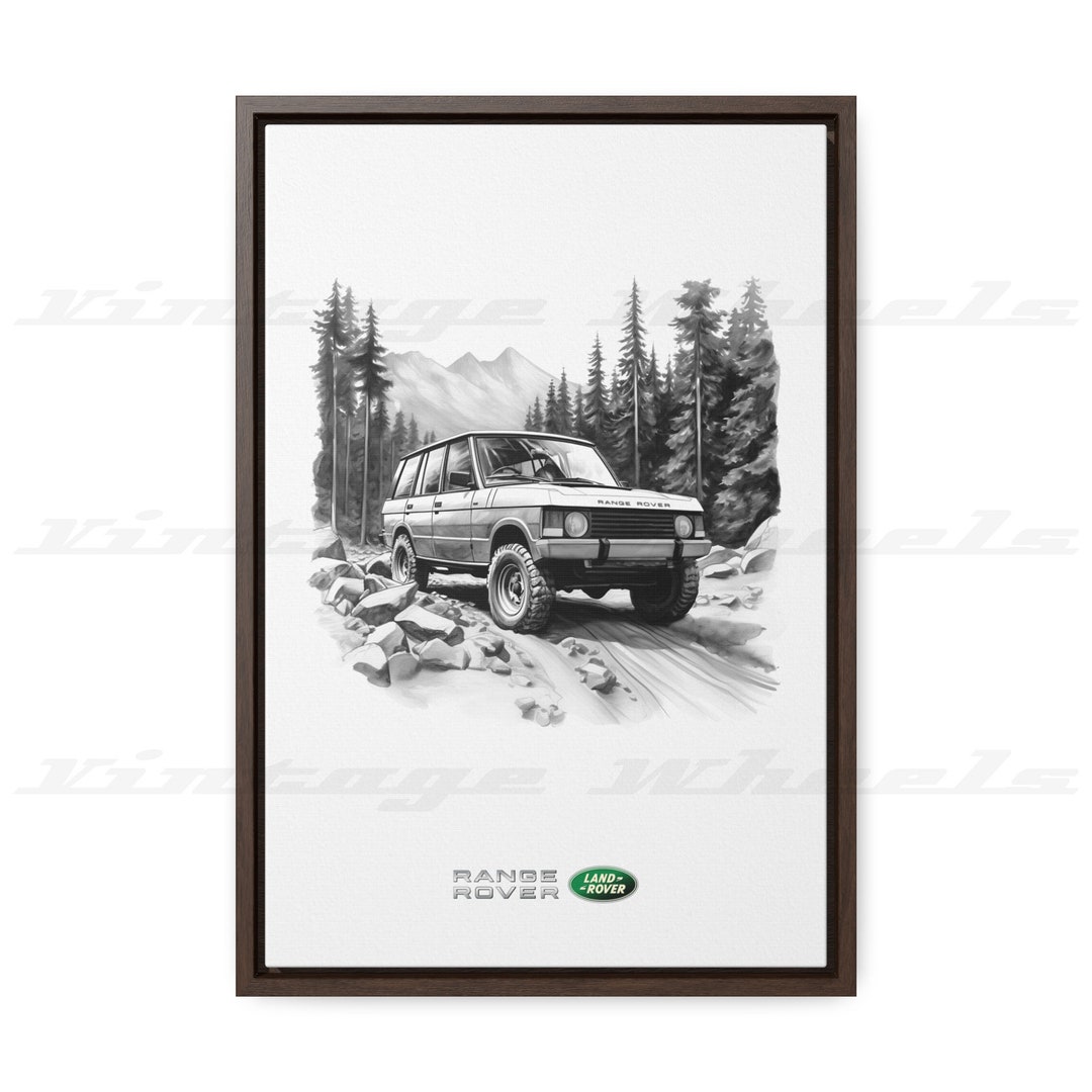 Land Rover Range Rover Poster, Pencil Drawing,defender, Discovery ...