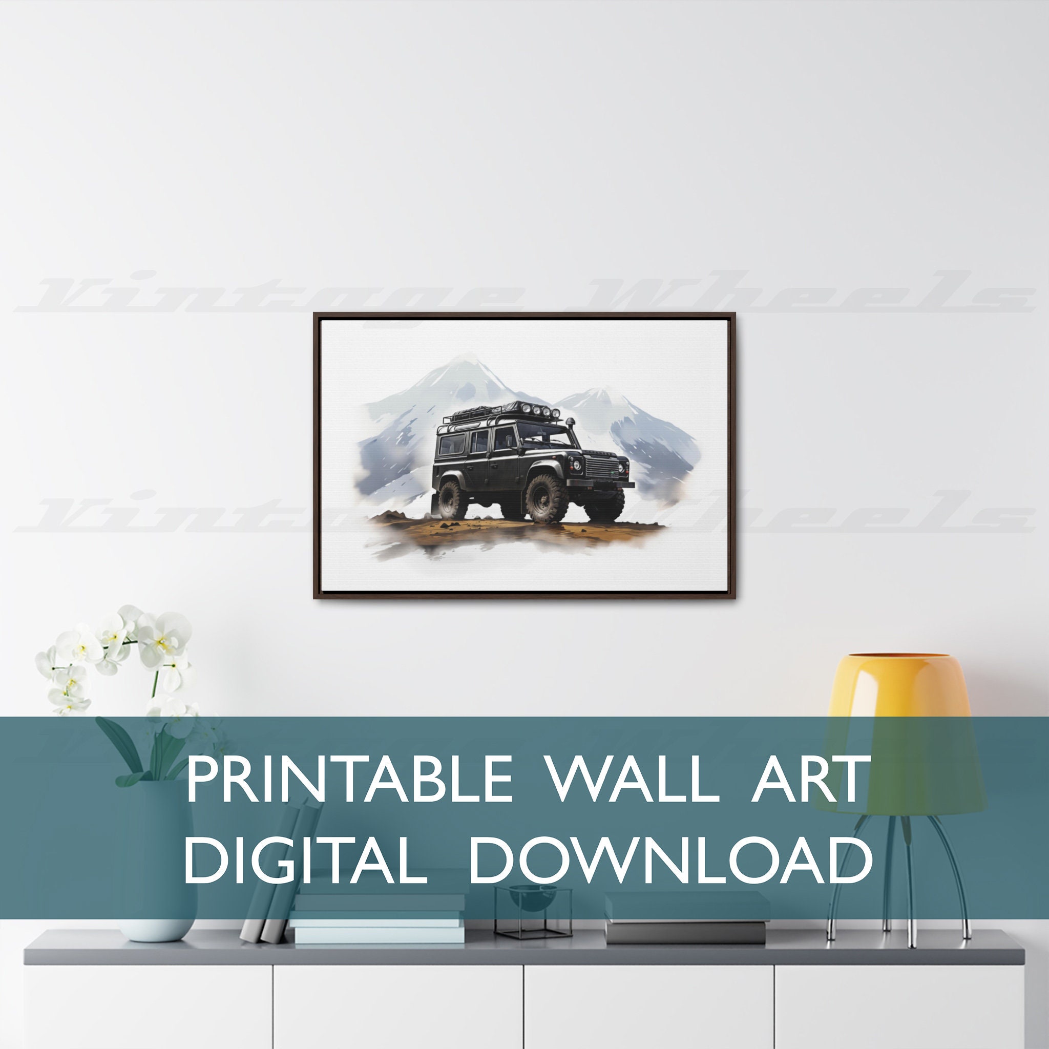 Land Rover Defender Poster, Range Roverwall Art, Gift for Boy,boy's ...