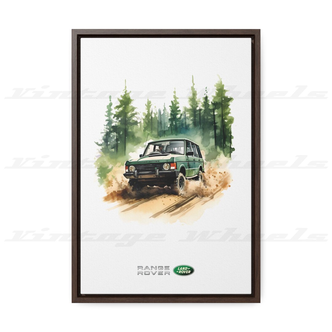 Land Rover Range Rover Off-road Poster, Defender, Discovery,vintage Car ...