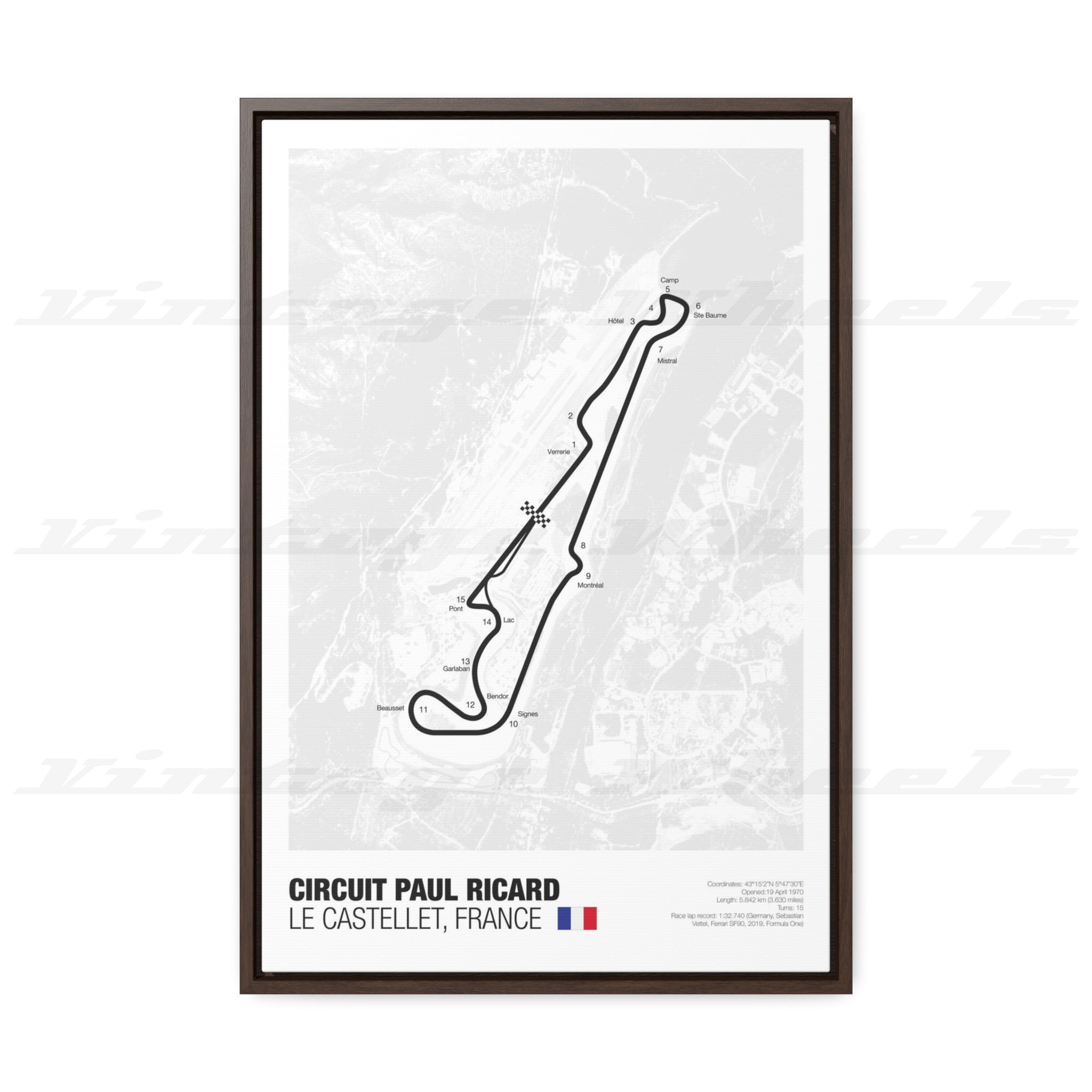 Circuit Paul Ricard Poster, Formula One Poster, F1 Poster, Gift for Him ...