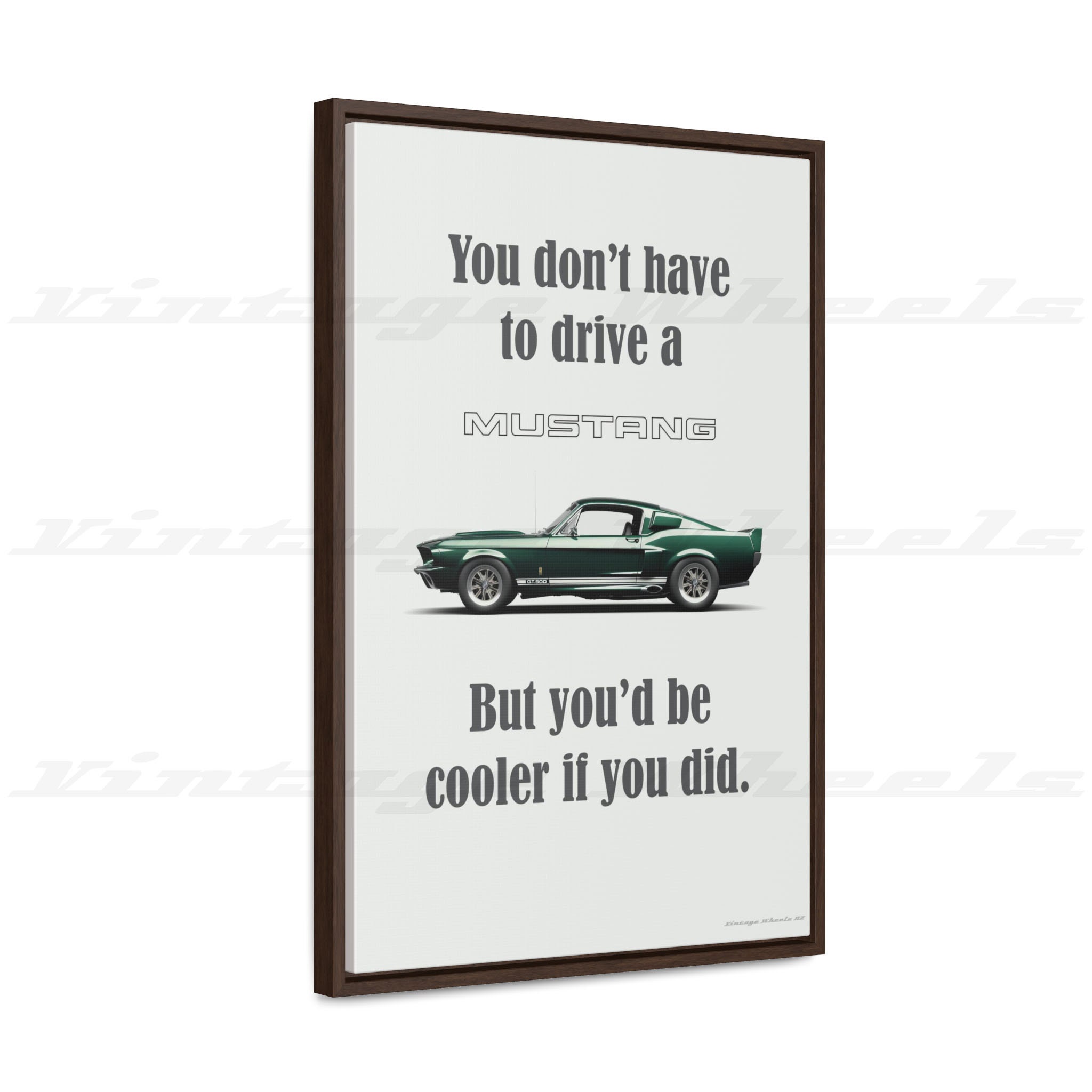 Ford Mustang Shelby Quote Poster, Classic Car, Gift for Boy, Garage ...