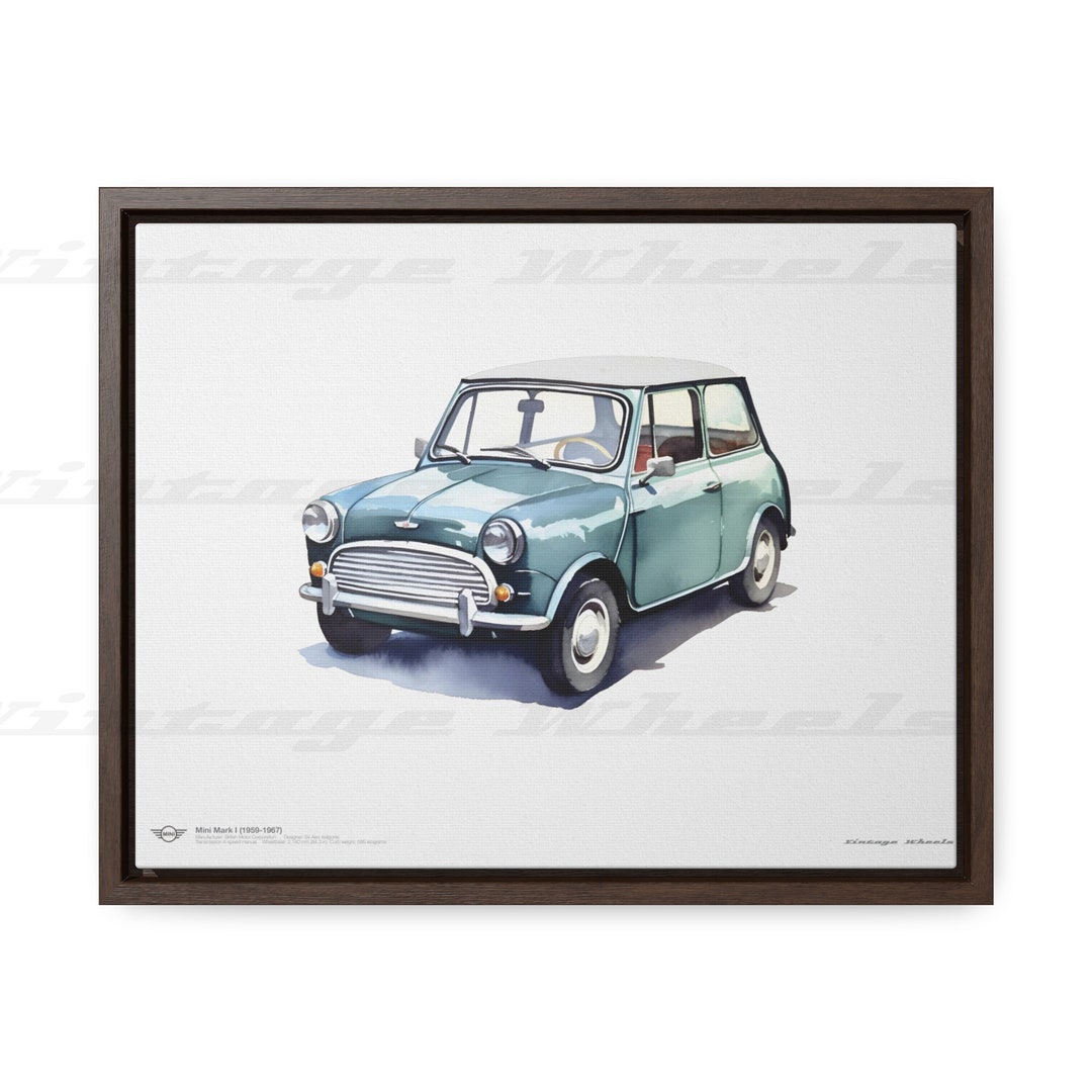 Classic Mini Mark I Poster, Morris Mini, Vintage Car, Gift for Him ...
