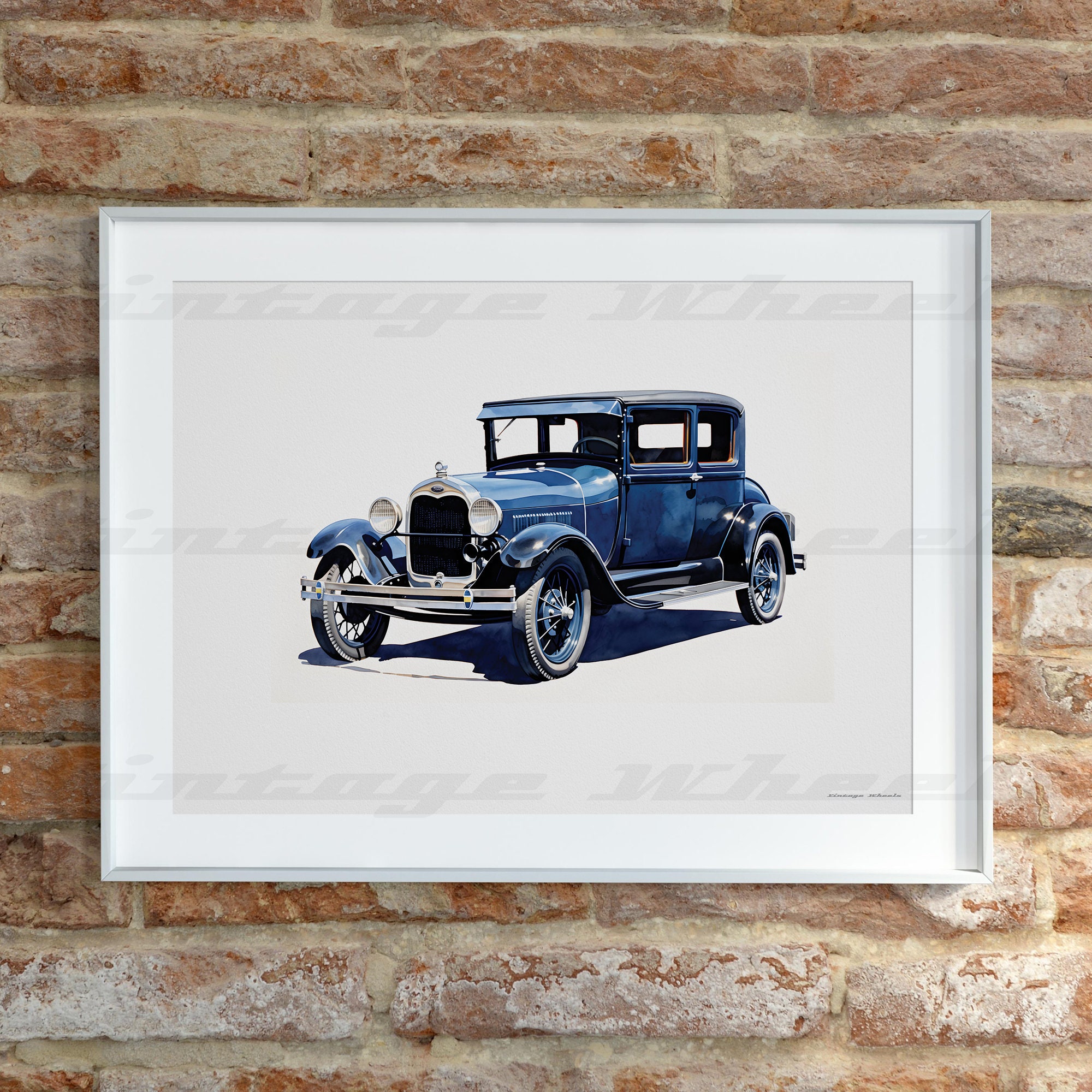 Ford Model A 1927 Poster, Classic Cars, Gift for Him, Gift for Car ...