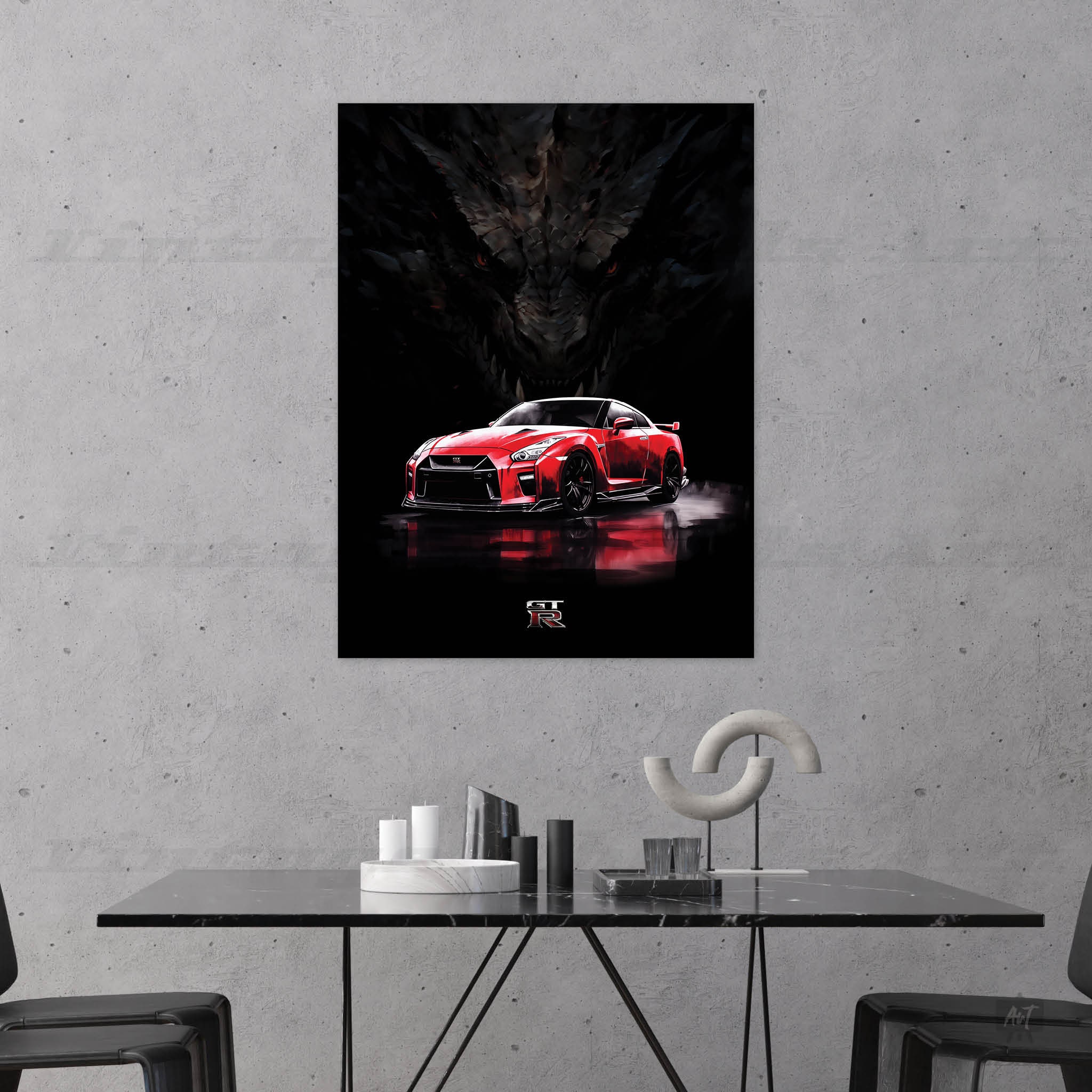 Nissan GT-R Poster, Godzilla Poster, JDM Nissan, Jdm Poster, Garage ...