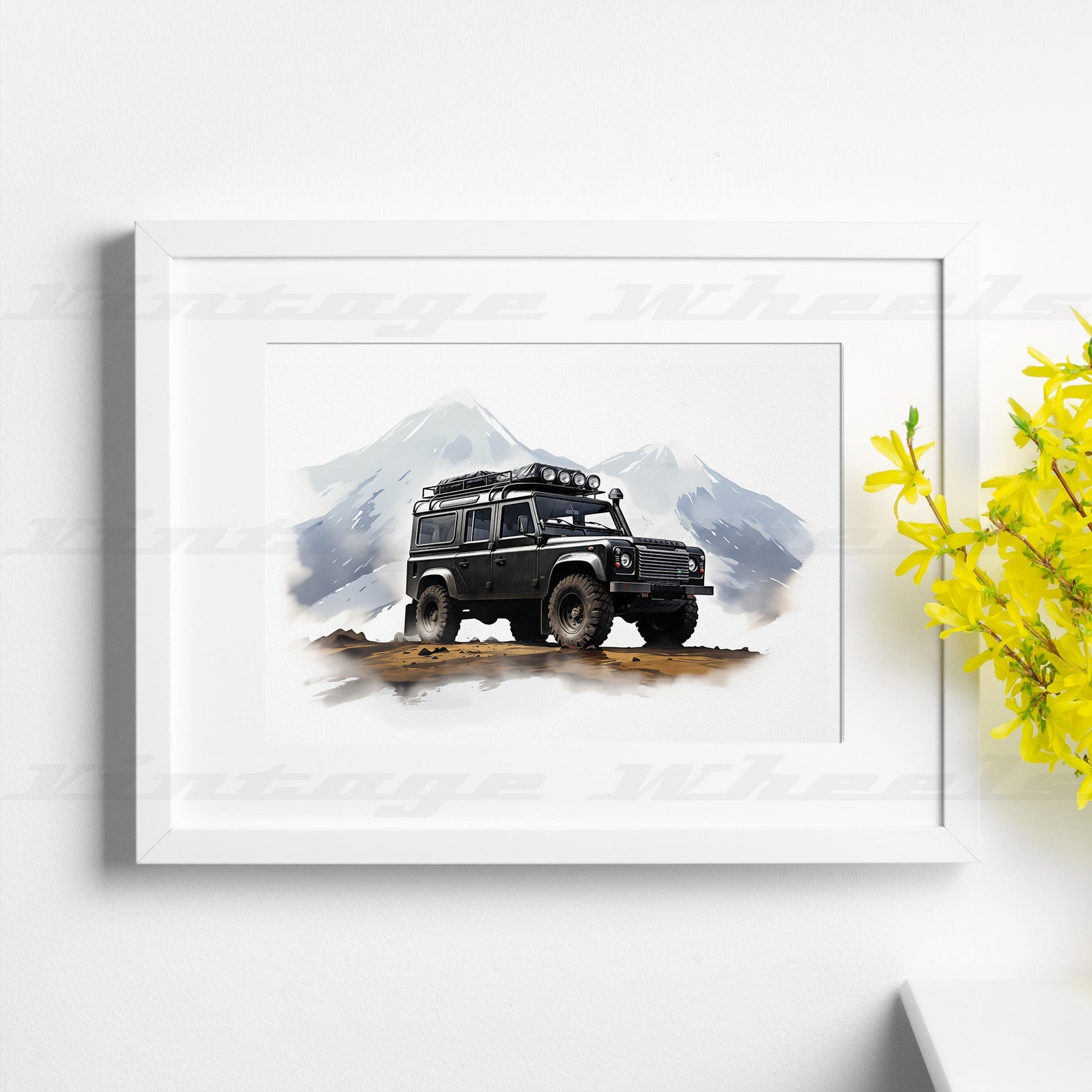 Land Rover Defender Poster, Range Roverwall Art, Gift for Boy,boy's ...