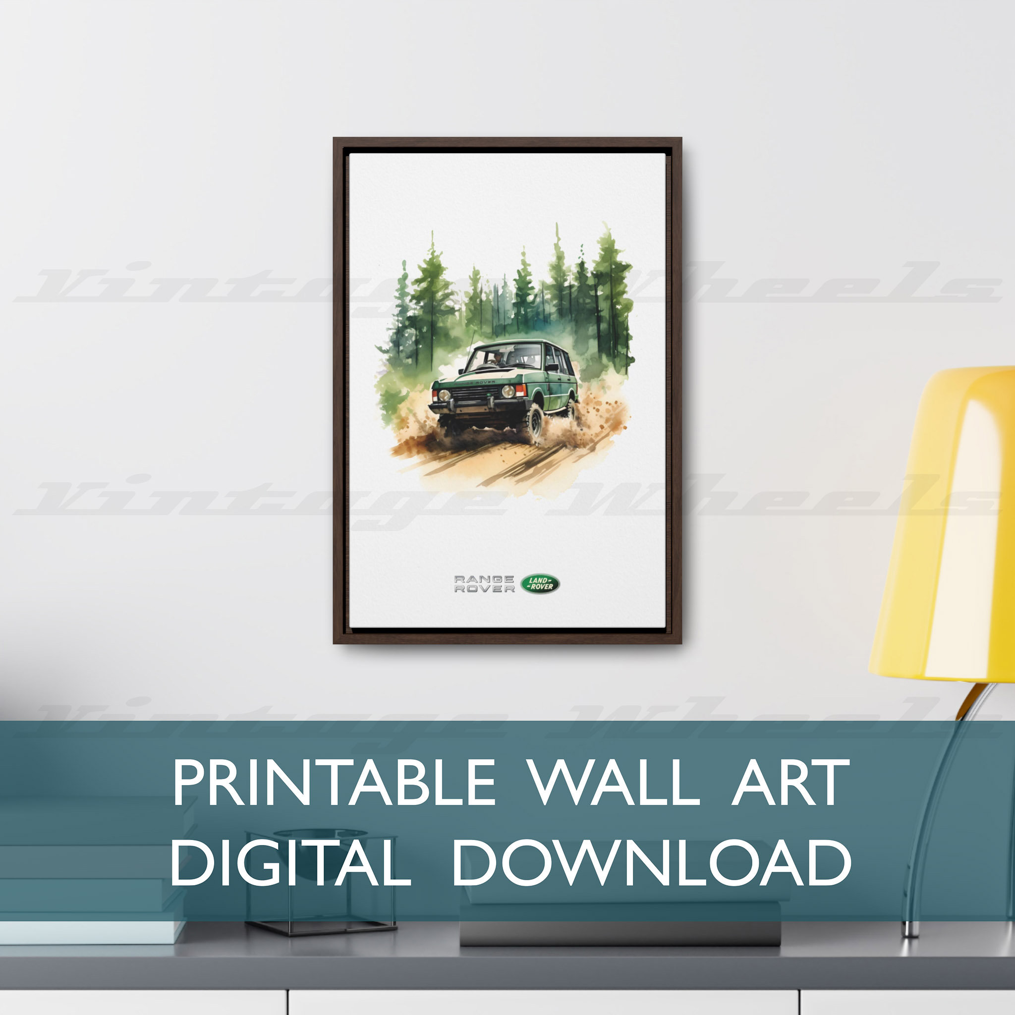 Land Rover Range Rover Off-road Poster, Defender, Discovery,vintage Car ...