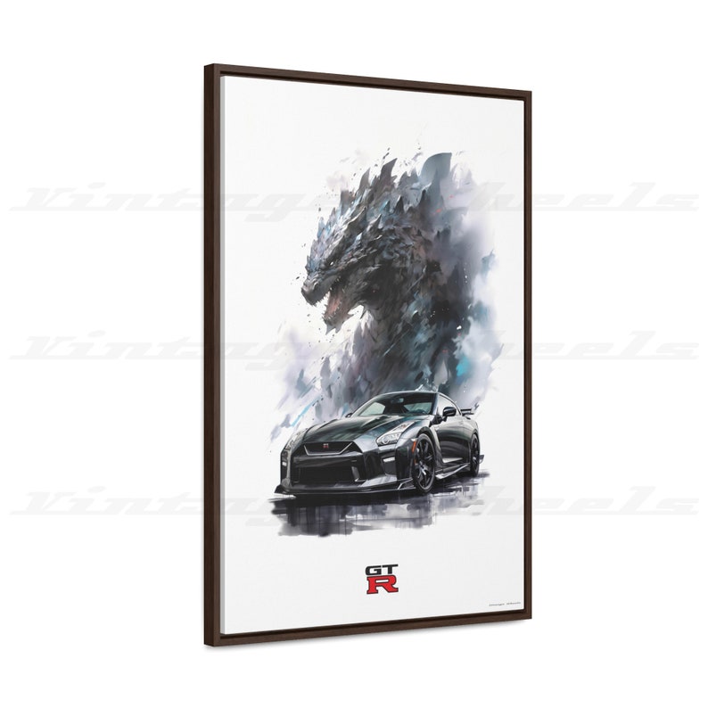 Nissan GT-R Poster, Nissan GT-R Godzilla, JDM Nissan, Jdm, Garage Wall ...
