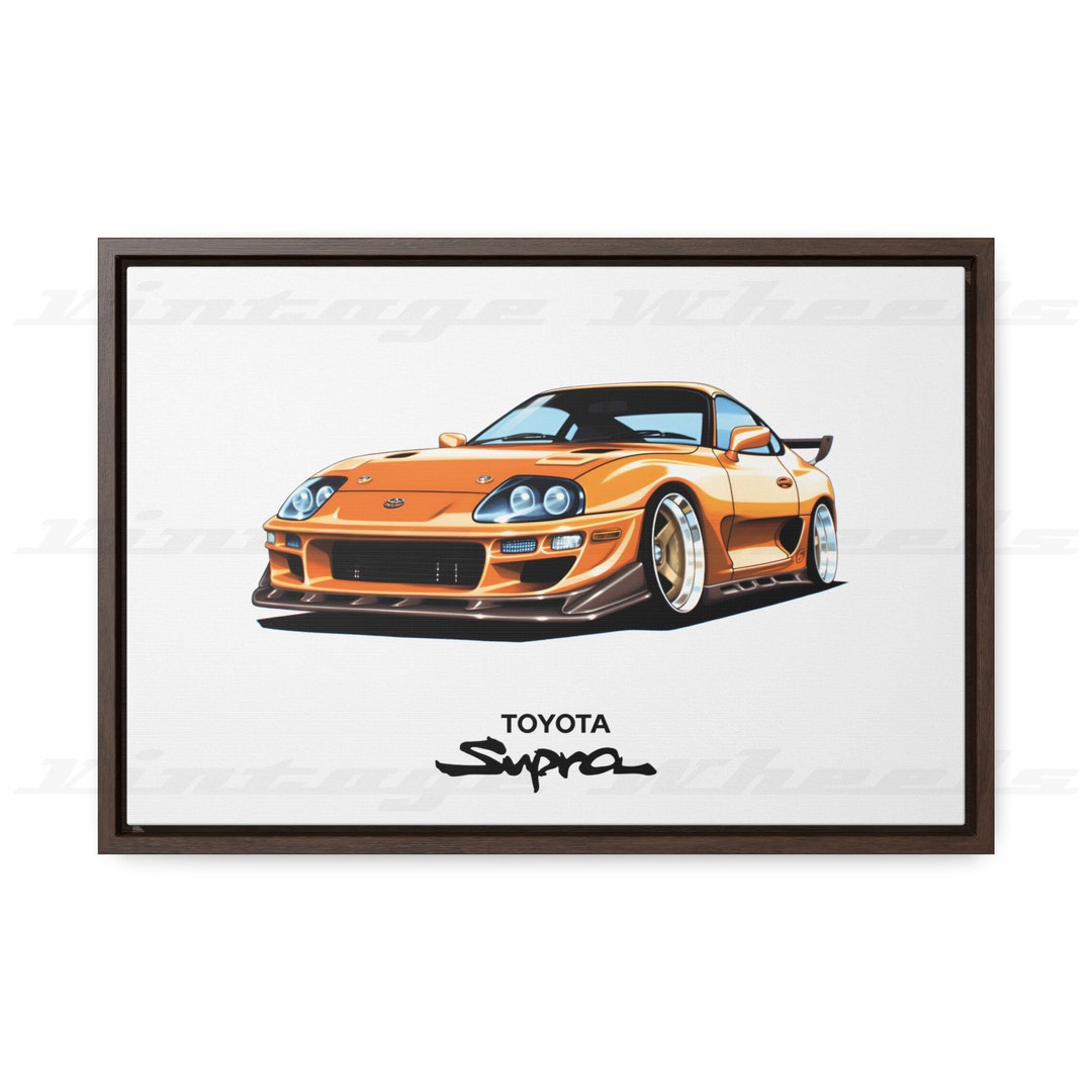 Toyota Supra Jdm Car Poster, Legends Jdm Car, Jdm Car Poster, Gift for ...