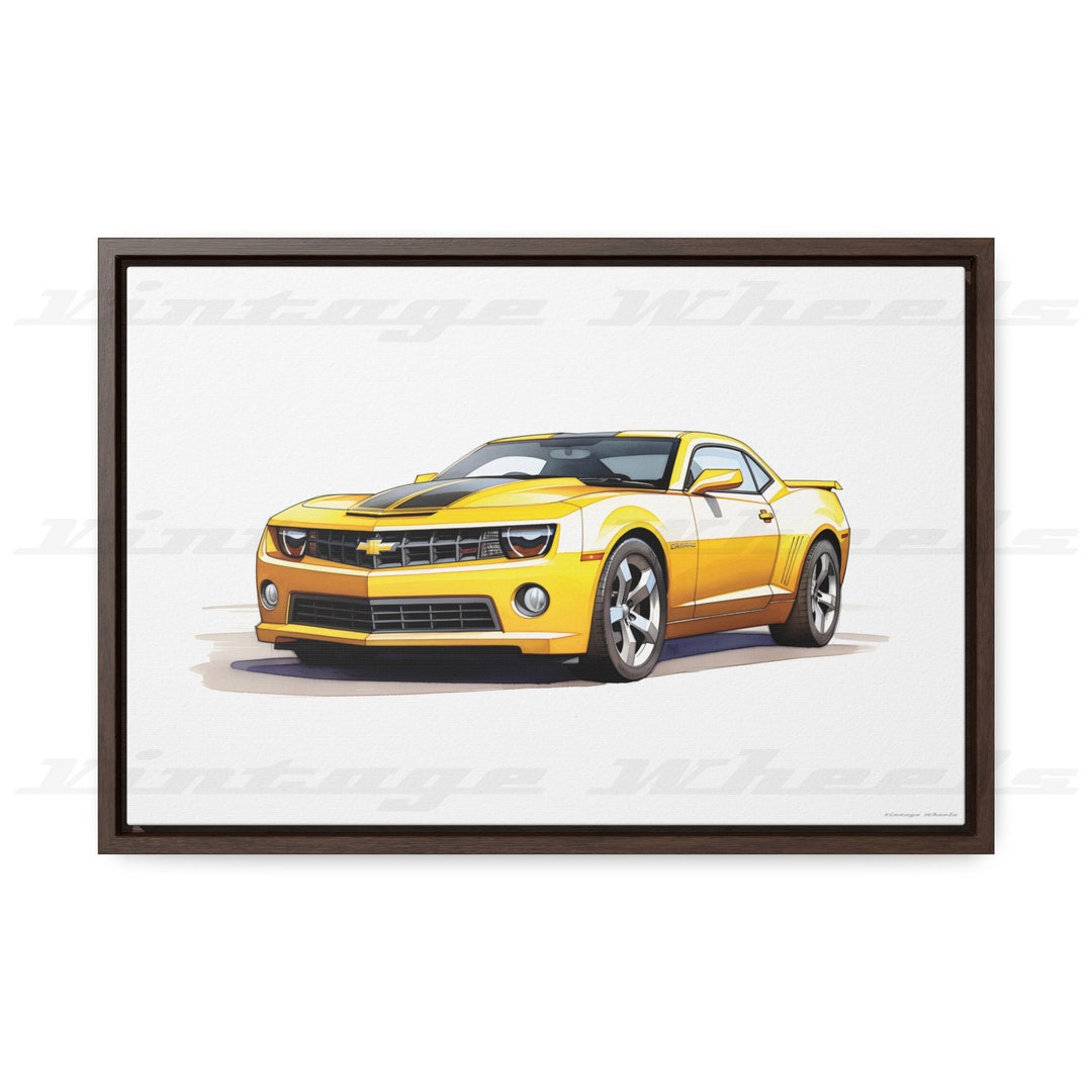 Chevrolet Camaro SS Poster, Vintage Car Poster,gift for Boy,muscle Car ...