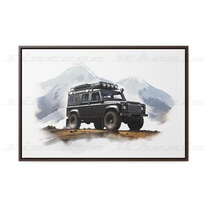 Land Rover Defender Poster, Range Roverwall Art, Gift for Boy,boy's ...