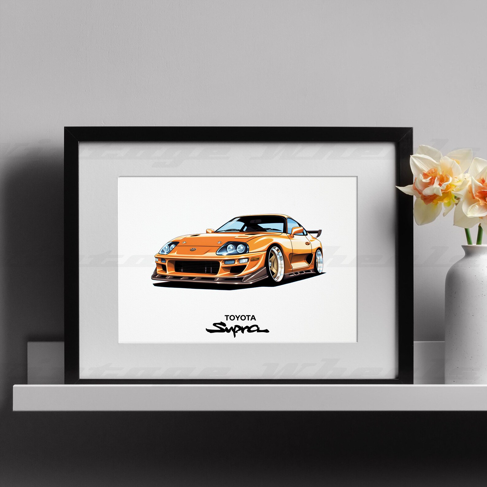 Toyota Supra Jdm Car Poster, Legends Jdm Car, Jdm Car Poster, Gift for ...