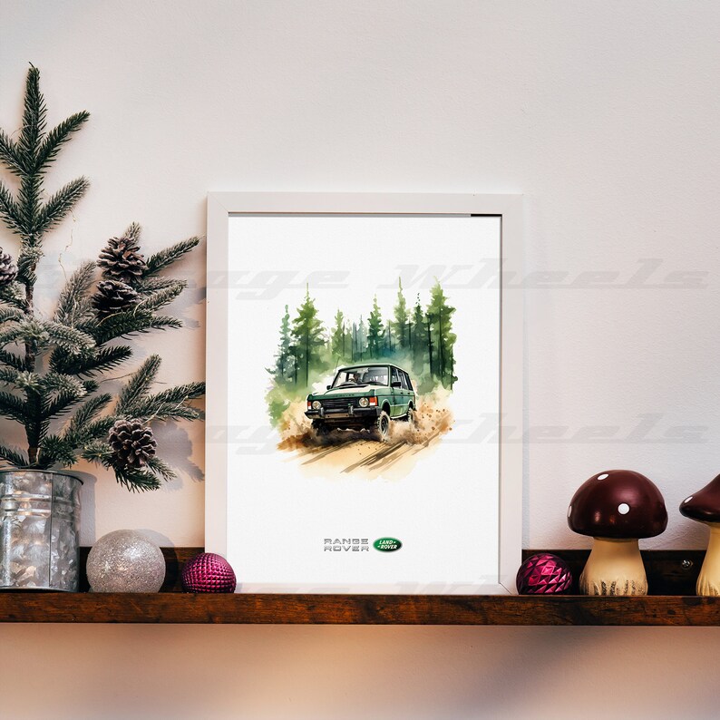 Land Rover Range Rover Off-road Poster, Defender, Discovery,vintage Car ...
