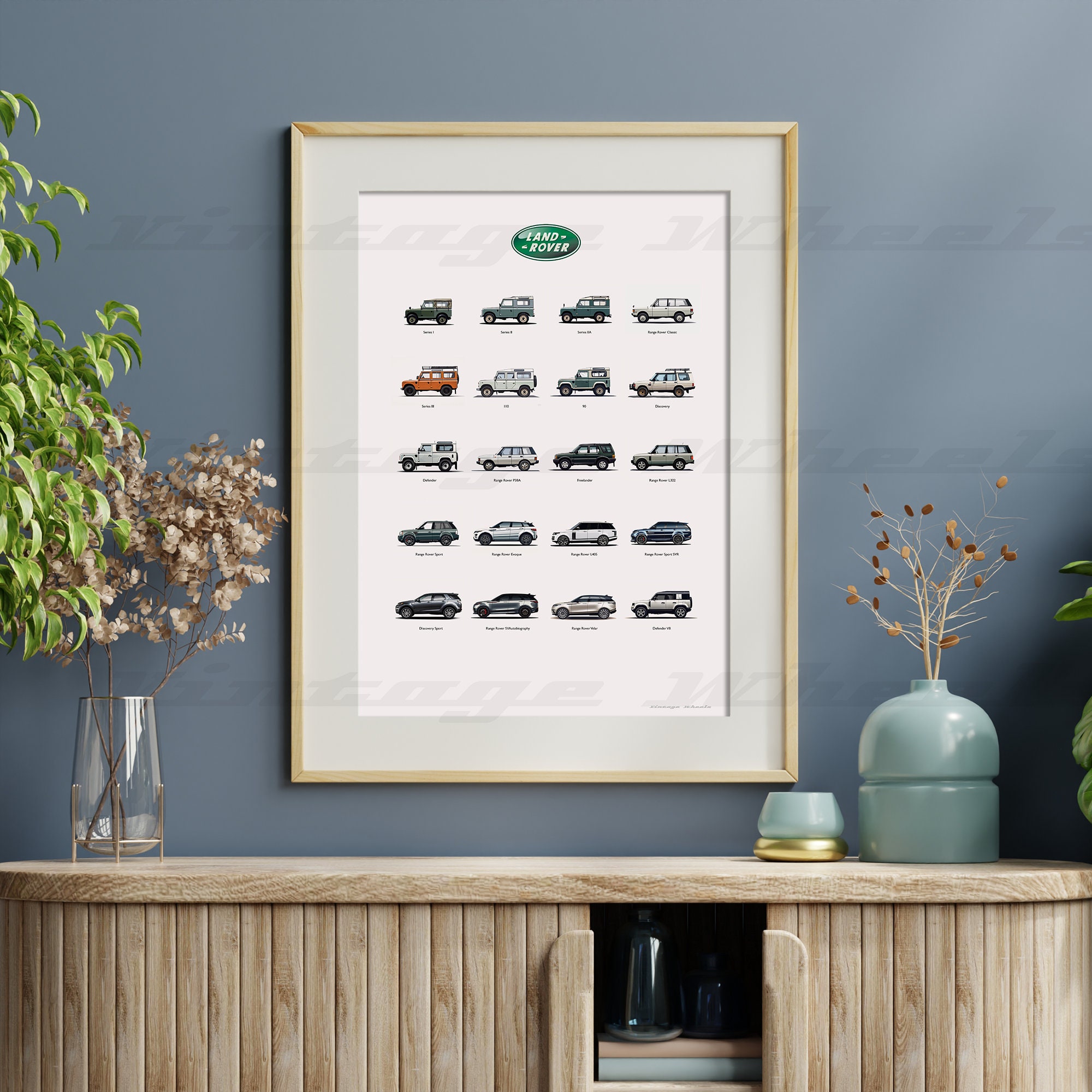 Land Rover Series Poster Defender Discovery Range Rover - Etsy