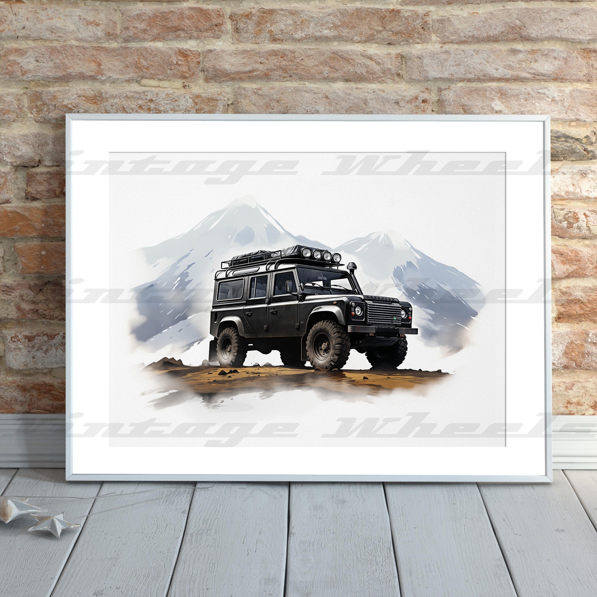 Land Rover Defender Poster, Range Roverwall Art, Gift for Boy,boy's ...