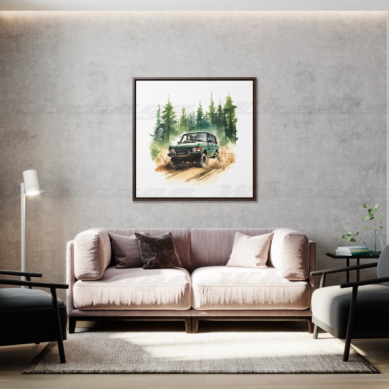 Land Rover Range Rover Poster, Legend Car Poster, Gift for Him ...