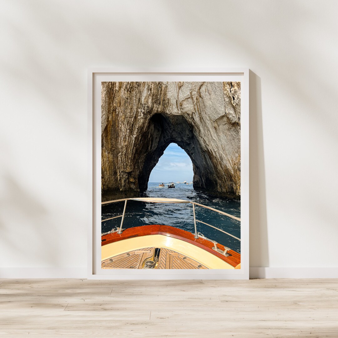 Isle of Capri Italy Fine Art Print Italy Poster Capri Art - Etsy