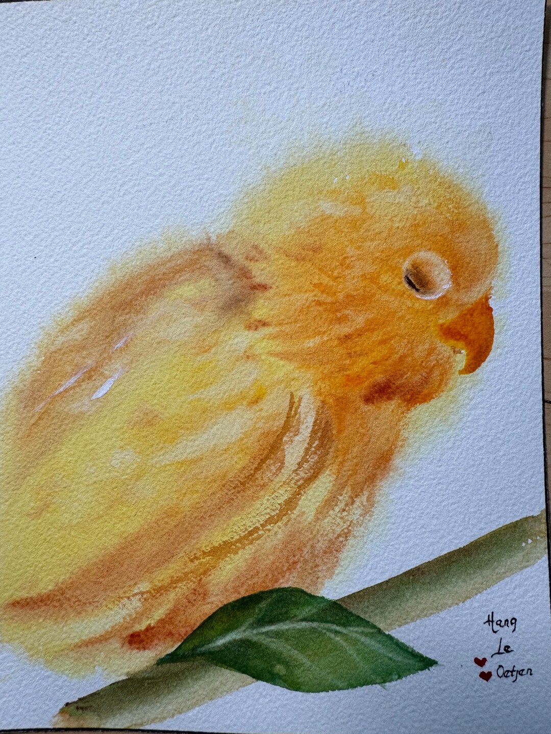 Little Bird Watercolor Painting - Etsy