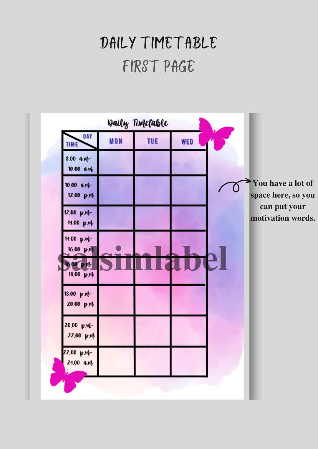 Editable Daily Timetable Instant Download Daily Planner Etsy editable-daily-timetable-instant-download-daily-planner-etsy