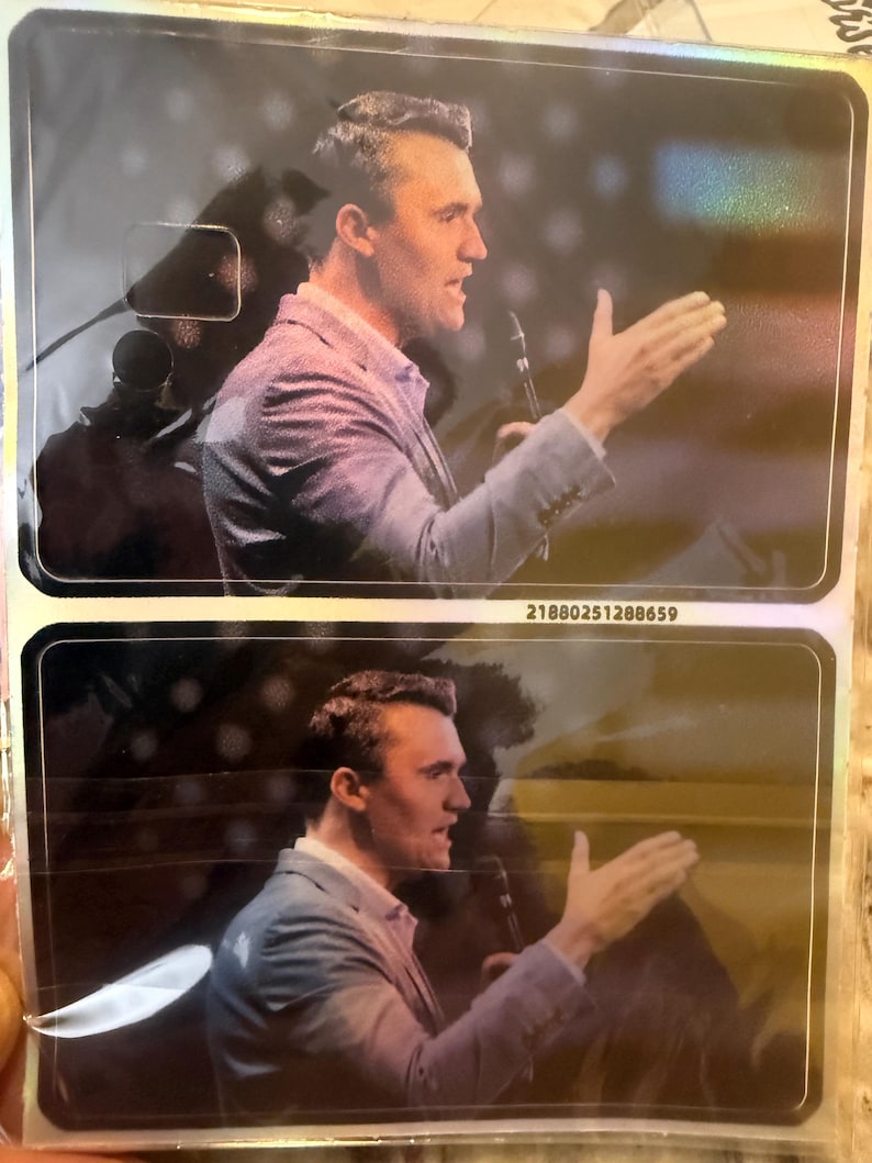 Charlie Kirk Credit Card Stickers - Non-slip Waterproof Anti-scratch ...