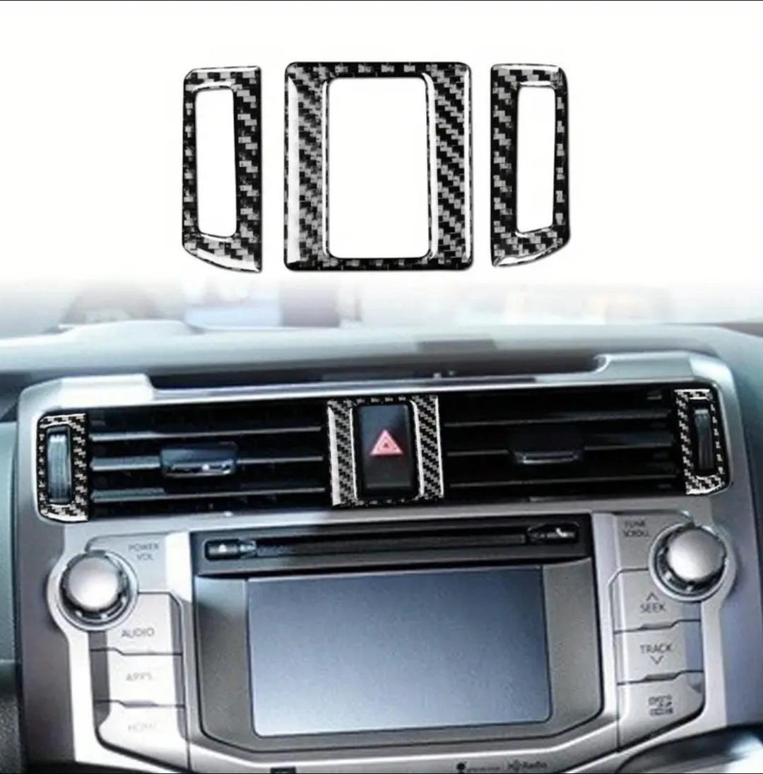 Toyota 4runner Carbon Fiber Style Interior Trim (2010-2024) - Durable ...