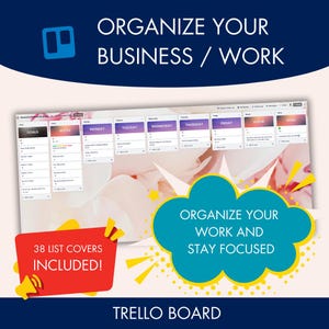 Trello Board Template: WORK BUSINESS / Small Business Board Weekly ...