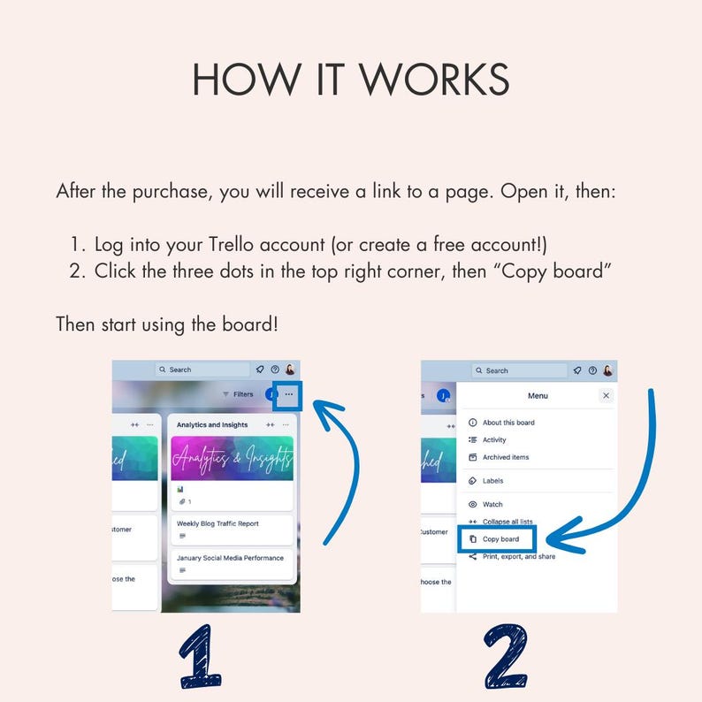 Trello Board Template: CONTENT CALENDAR / Small Business Board for ...