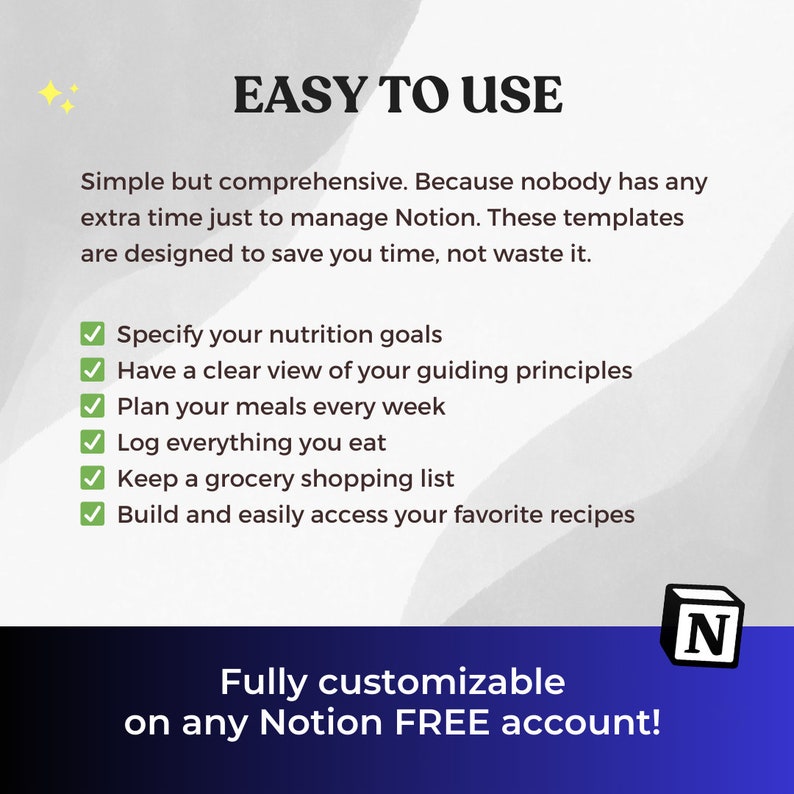 Notion Template: My Nutrition Dashboard Meal Planning, Food Log, Recipe ...