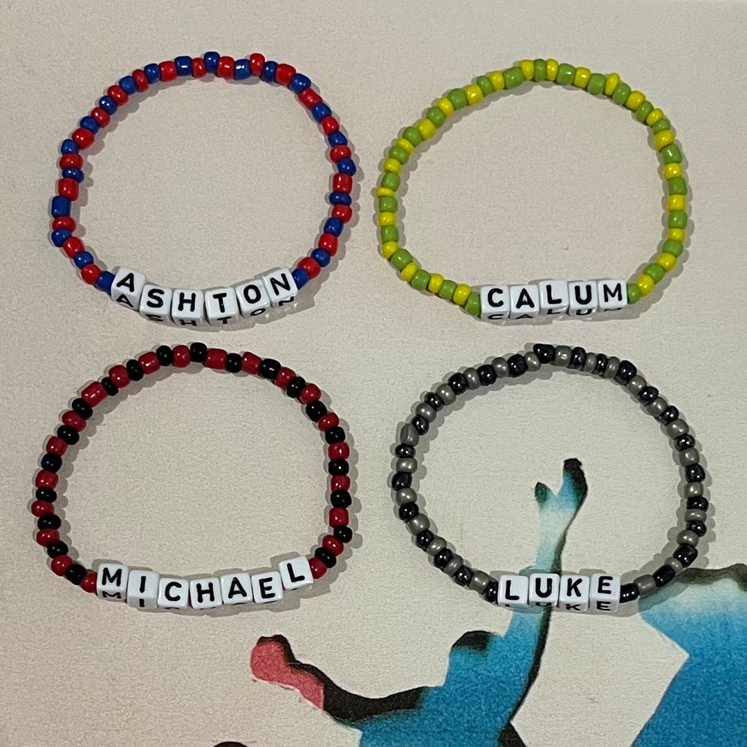 5sos Superhero Bracelets Luke Hemmings Calum Hood Michael Clifford ...