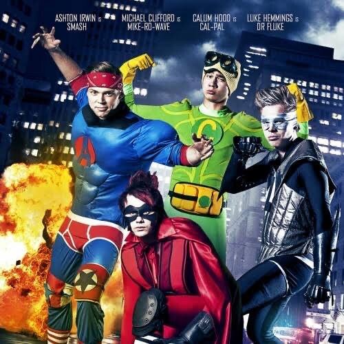 5sos Superhero Bracelets Luke Hemmings Calum Hood Michael Clifford ...