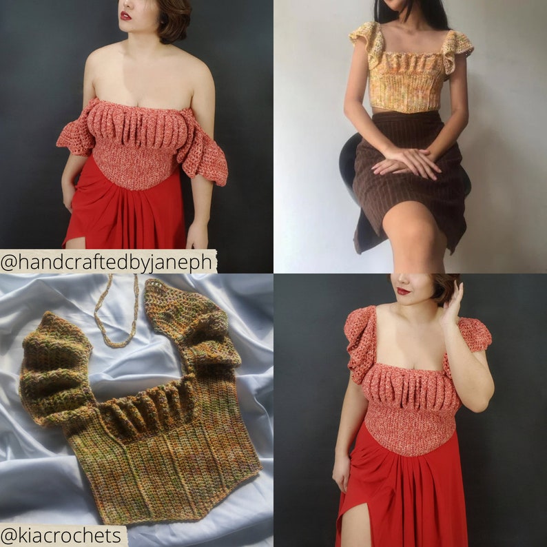 Aries Crochet Corset PATTERN (DIGITAL PDF) - Etsy